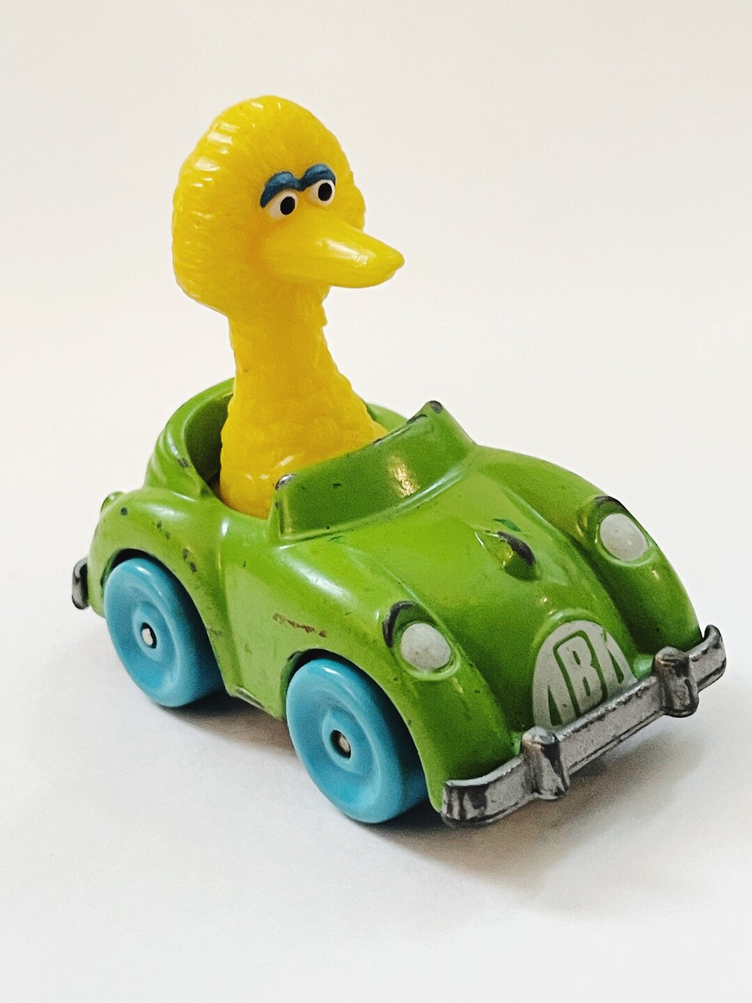 Sesame Street Big Bird Driving Car Vintage 1983 Playskool Muppets 2.5 ...