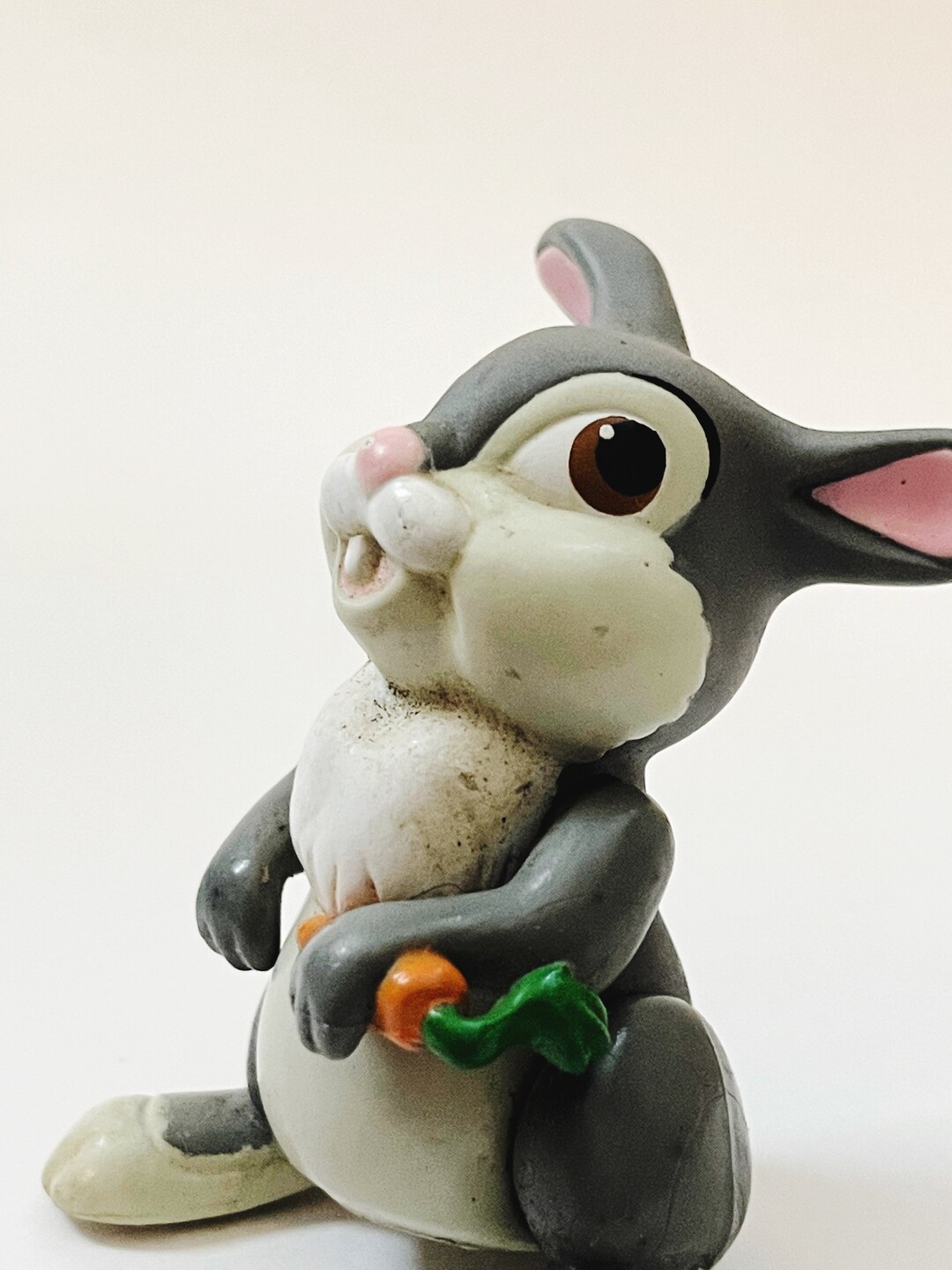 Thumper Toy Vintage 1989 PVC Walt Disney Bambi Toy Thumper the Bunny ...