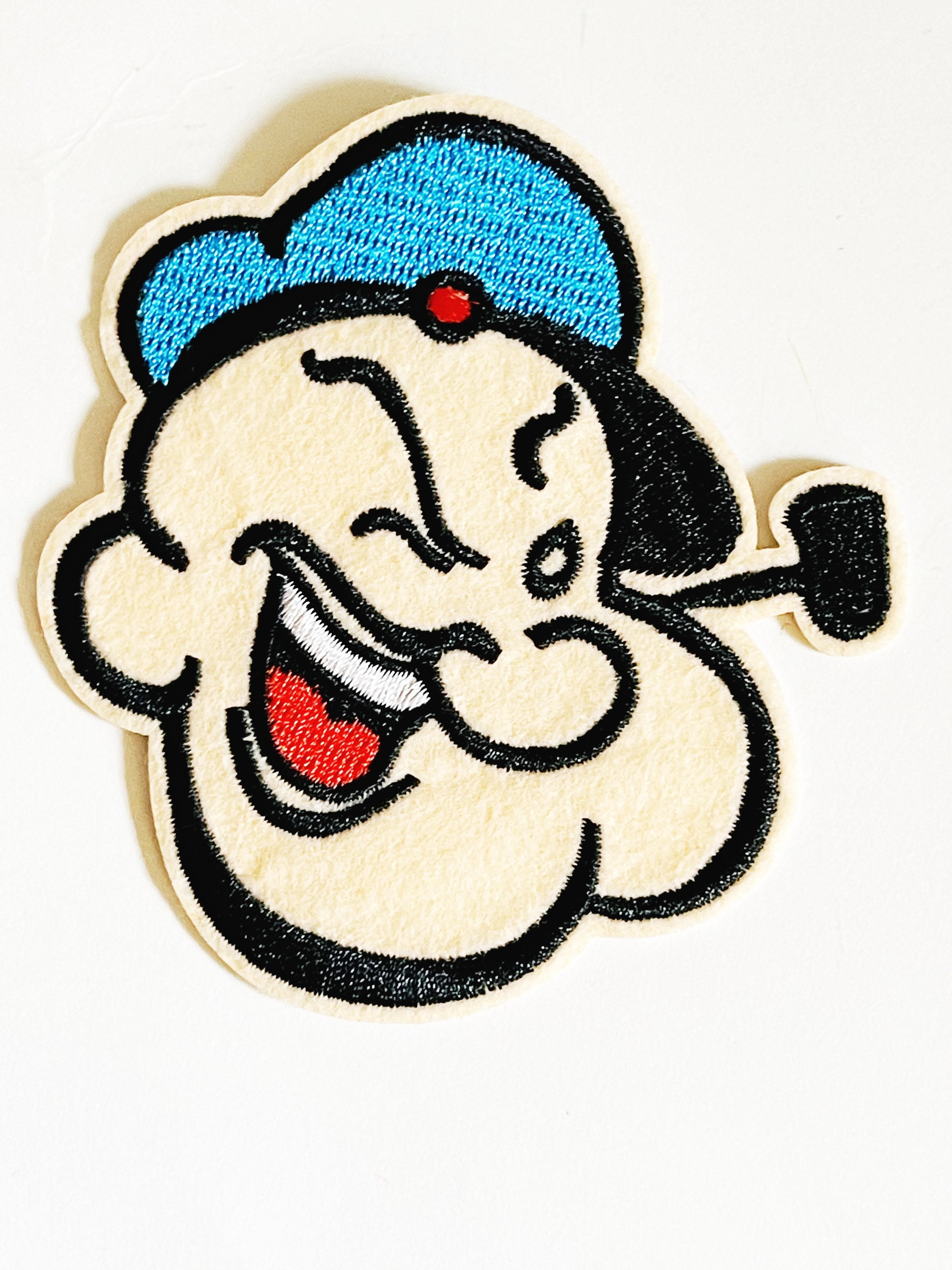 Popeye the Sailor Man Head Shot Embroidered Patch Character | Etsy