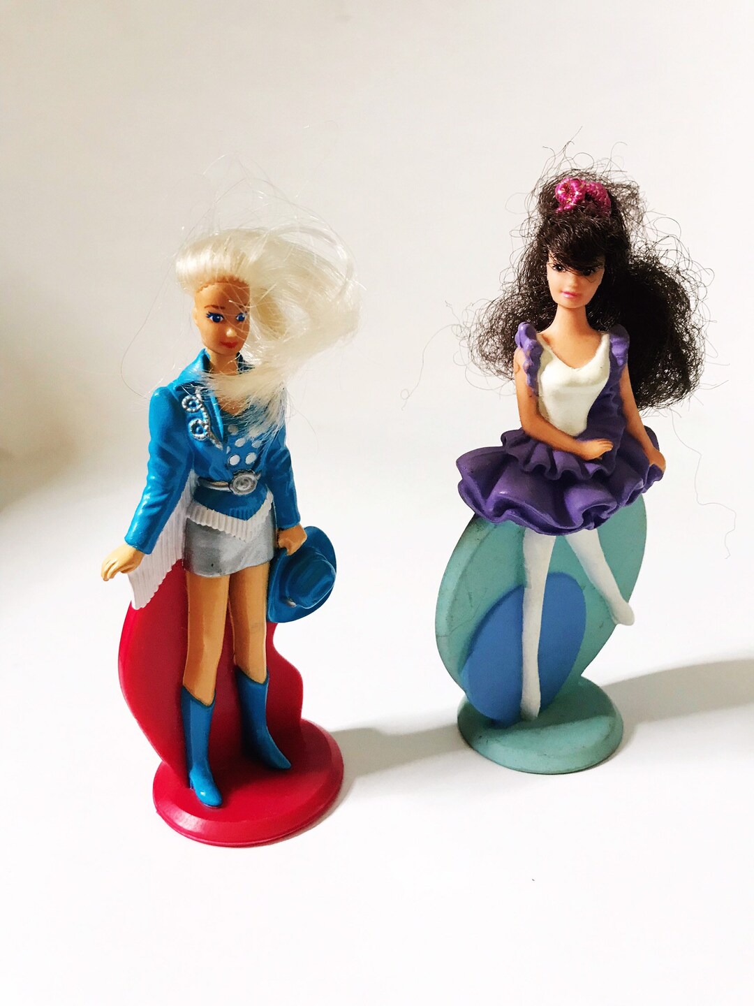 Vintage 1990's Barbie Mcdonald's Restaurant Toys Pedestal Happy Meal ...