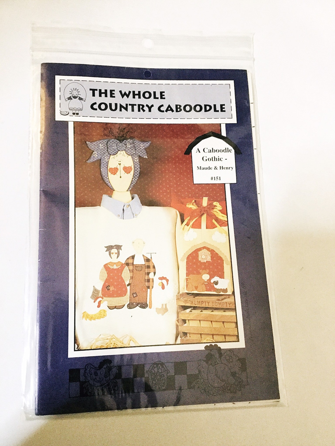Vintage Maude & Henry Applique Sewing Pattern: Country Caboodle #151 - Etsy
