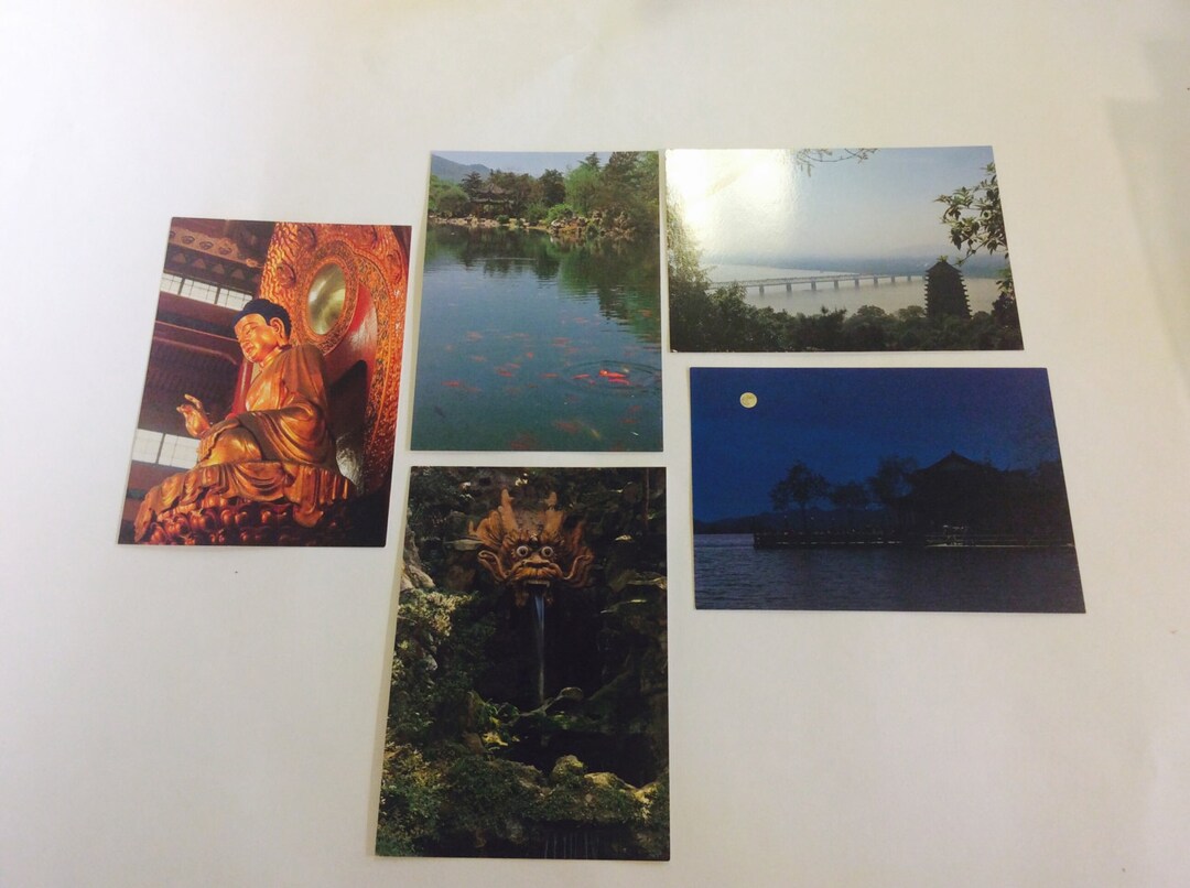Famous Chinese Landmark Scenic Monuments Postcards China Vtg Post Card ...