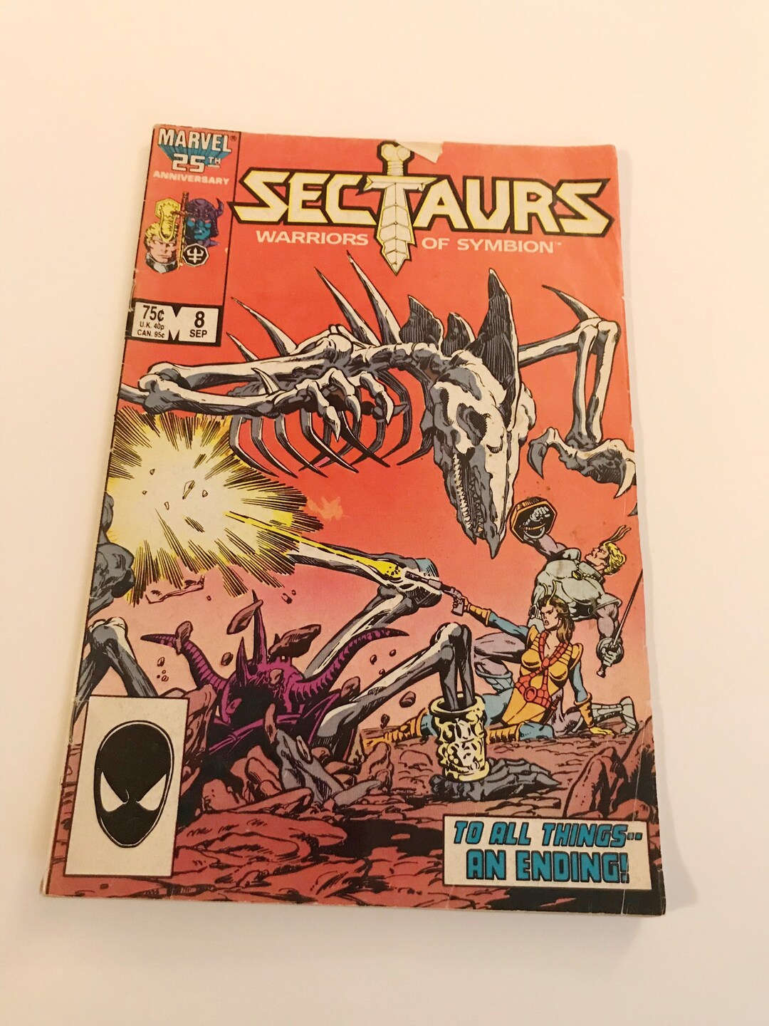 Vintage Sectaurs Warriors of Symbion Comic Book Marvel 25th Anniversary ...