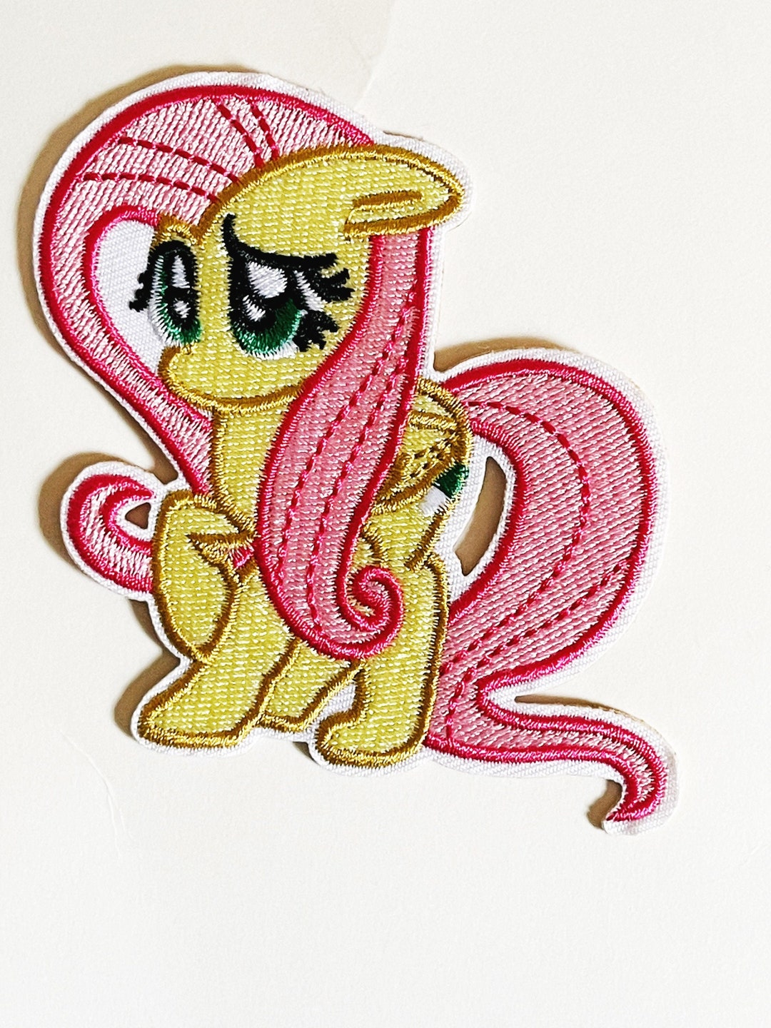 Fluttershy Patch Unicorn Pink Pony Patch Pink Pony Character Patches ...