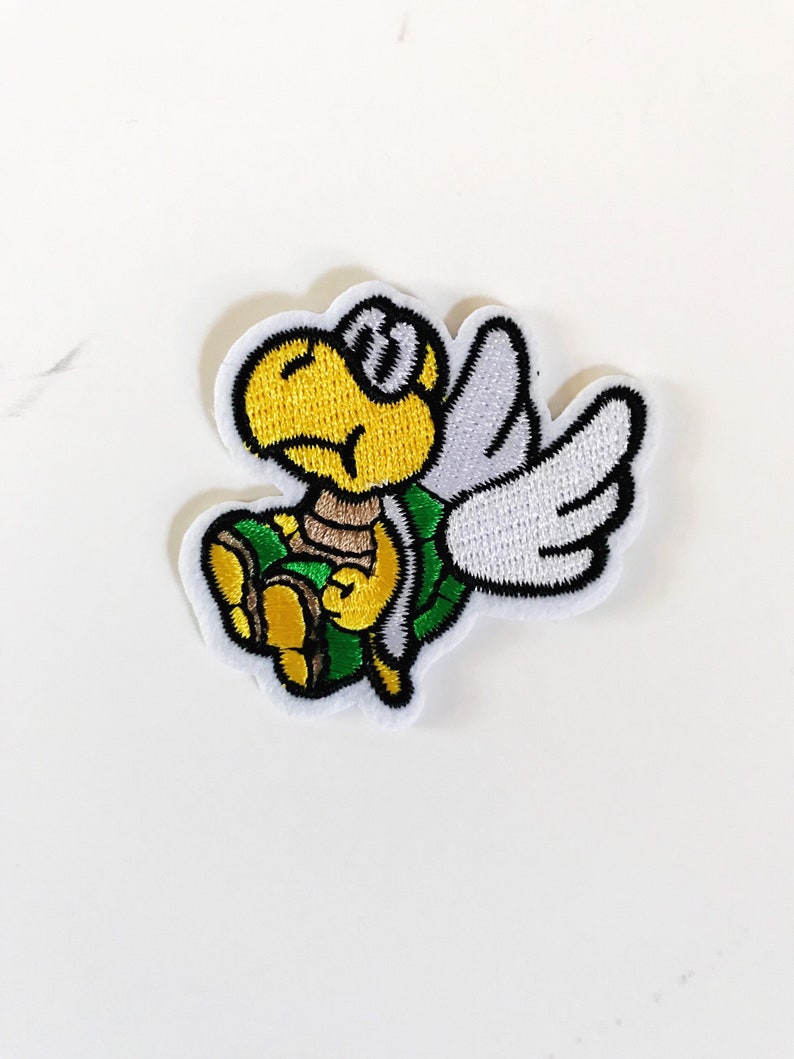 Flying Turtle Patch Turtle With Wings Patch Super Mario Koopa - Etsy