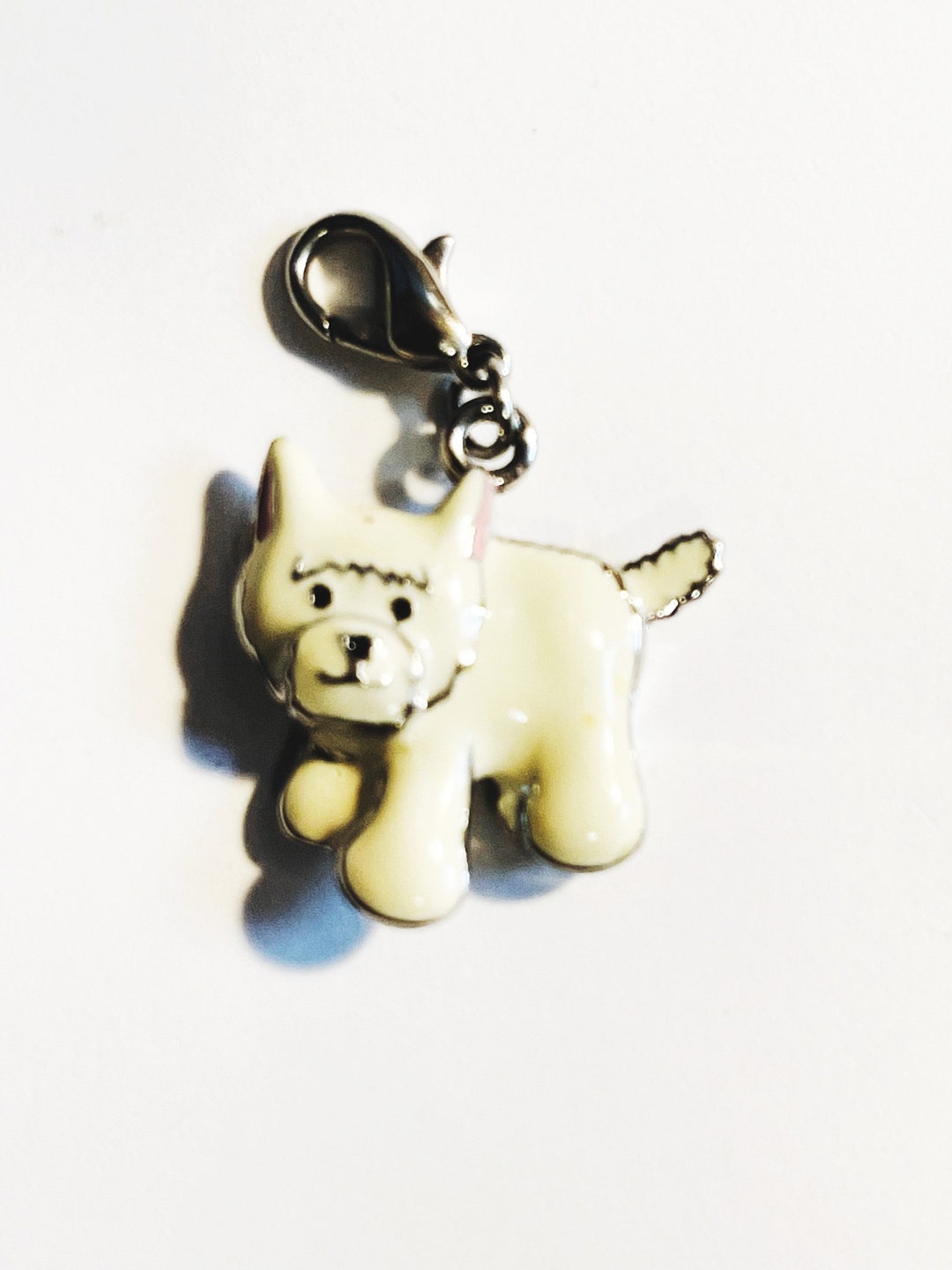 Webkinz Collectible Charm White Terrier Charm Loose White Dog Charm ...
