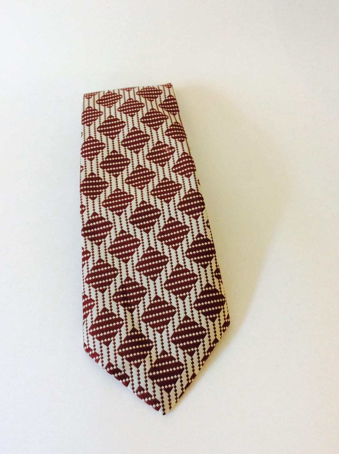 Vintage Men's Clip-on Neck Tie Jcpenny Snapper Necktie Clip on Wide Tie ...
