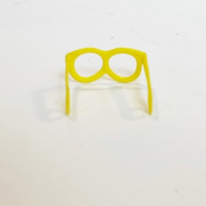 Yellow Doll Glasses Miniature Doll Glasses Toy Sunglasses Spectacles Mr ...
