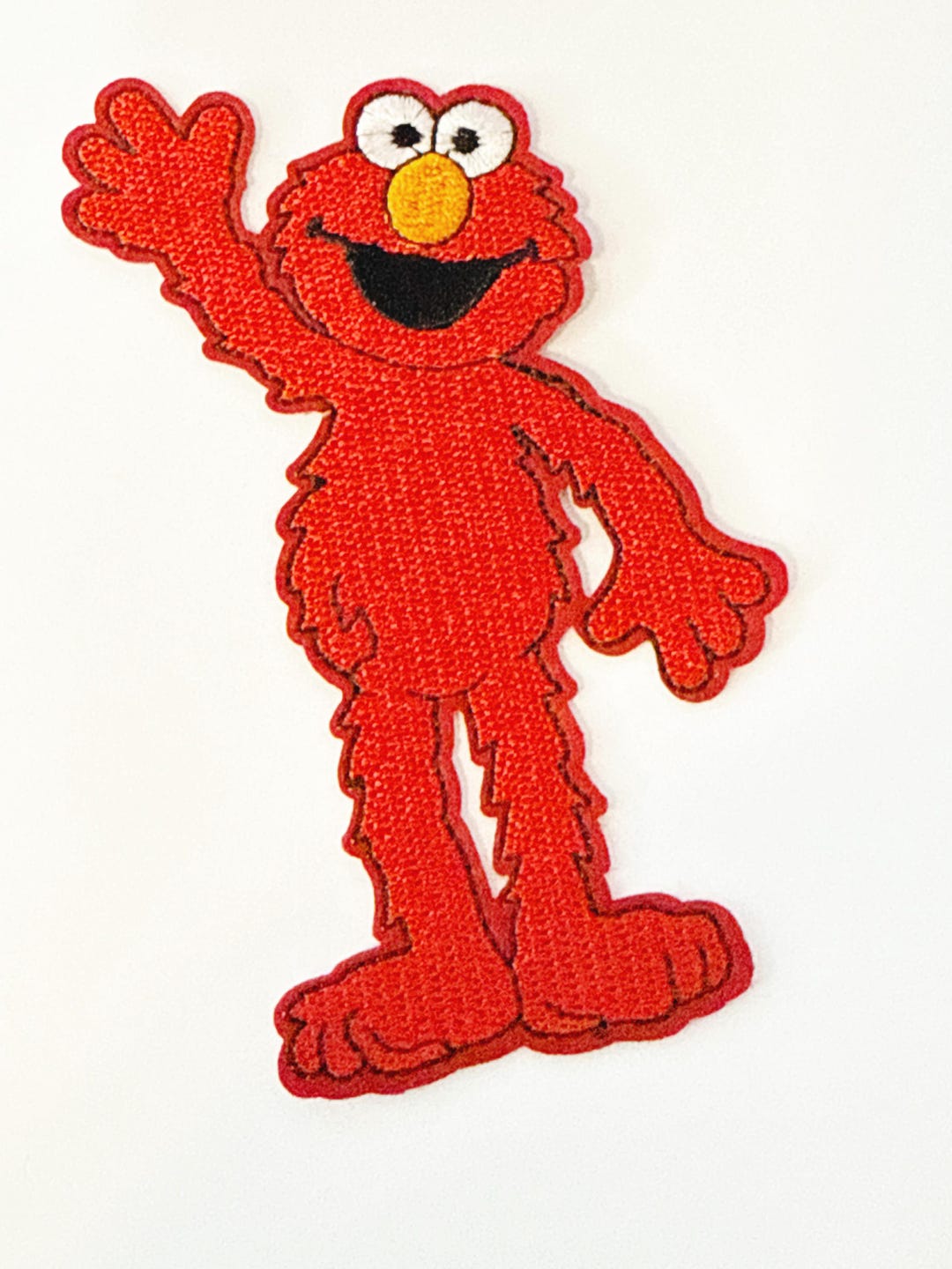 Elmo Patch Full Body Elmo Iron on Patch Red Cartoon Character ...