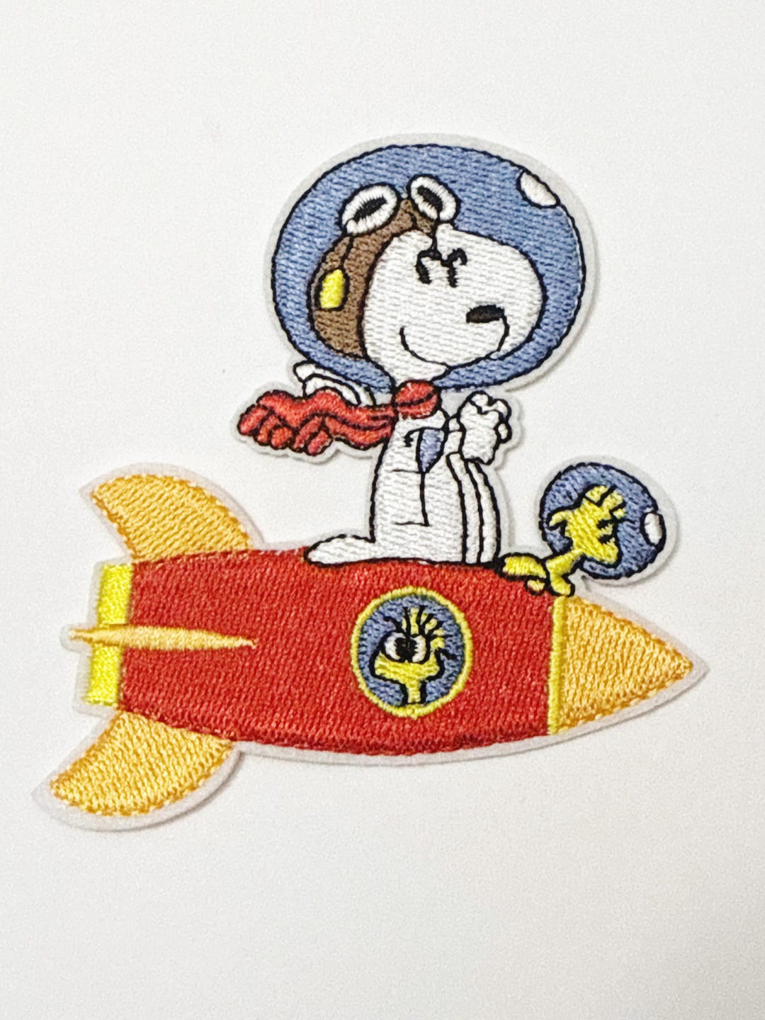 Snoopy Astronaut Patch With Woodstock Peanuts Space Rocket Embroidered ...