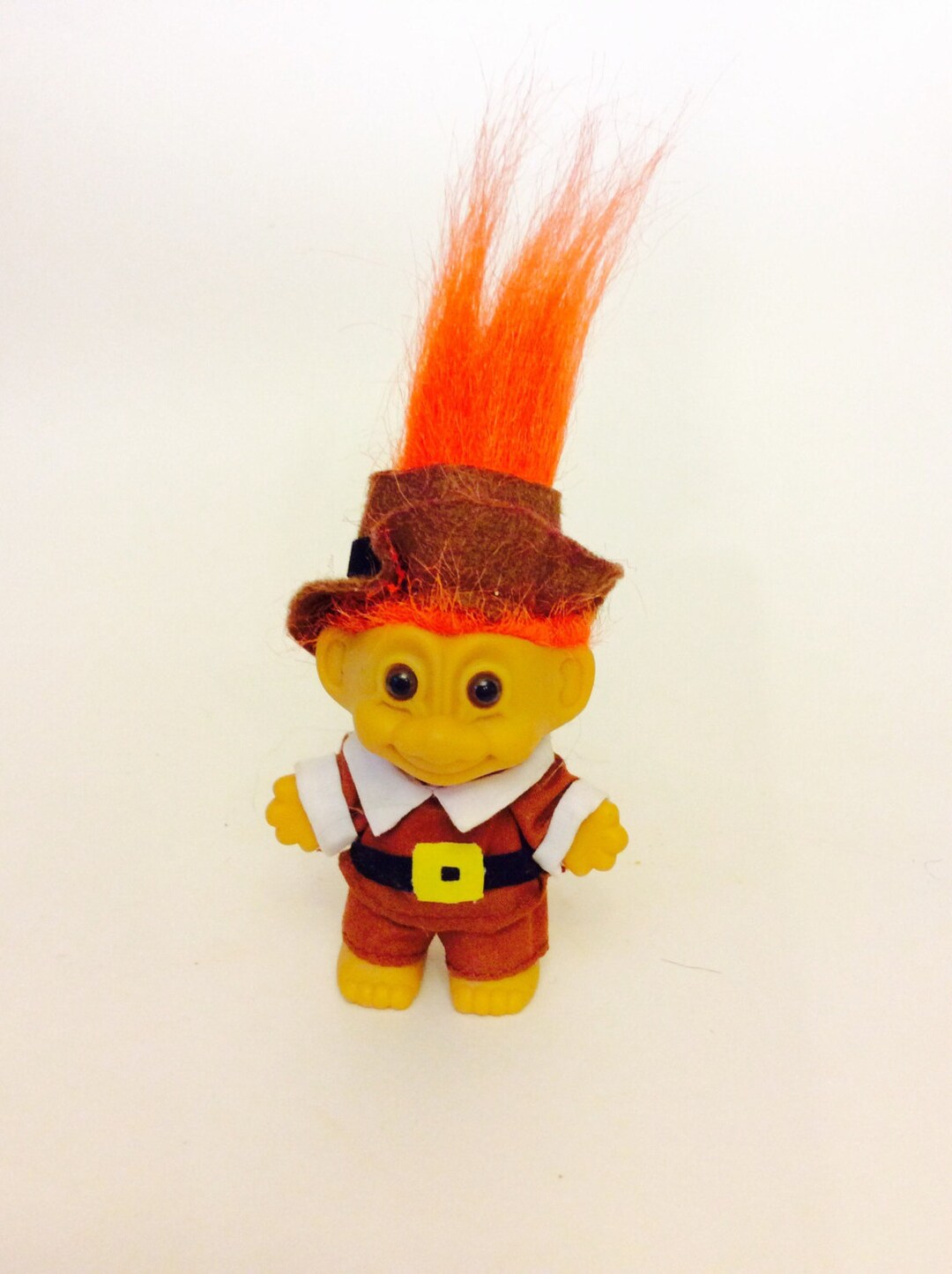 Russ Troll Doll Thanksgiving Pilgrim 3" Collectible Dolls Retro 1990s ...