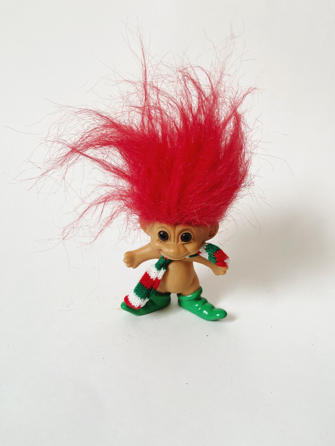Vintage Christmas Troll Elf Troll Vintage Merry Little Trolls Russ 3 ...