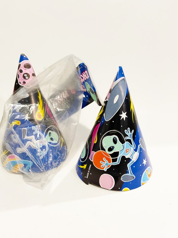 Alien Party Hat Retro 90s Party Hat Vintage Alien Party Hats | Etsy