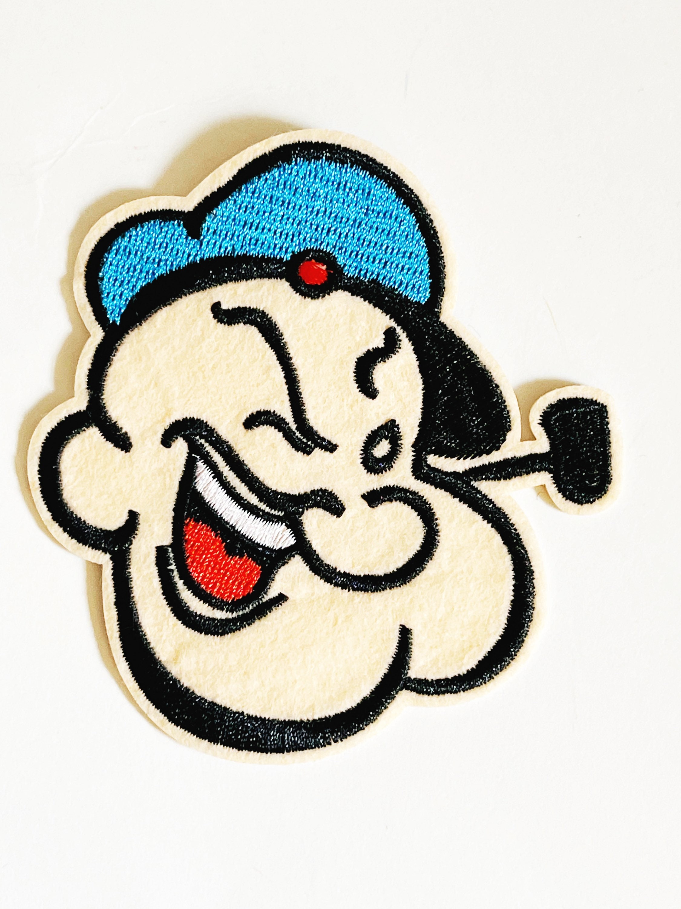 Popeye the Sailor Man Head Shot Embroidered Patch Character | Etsy