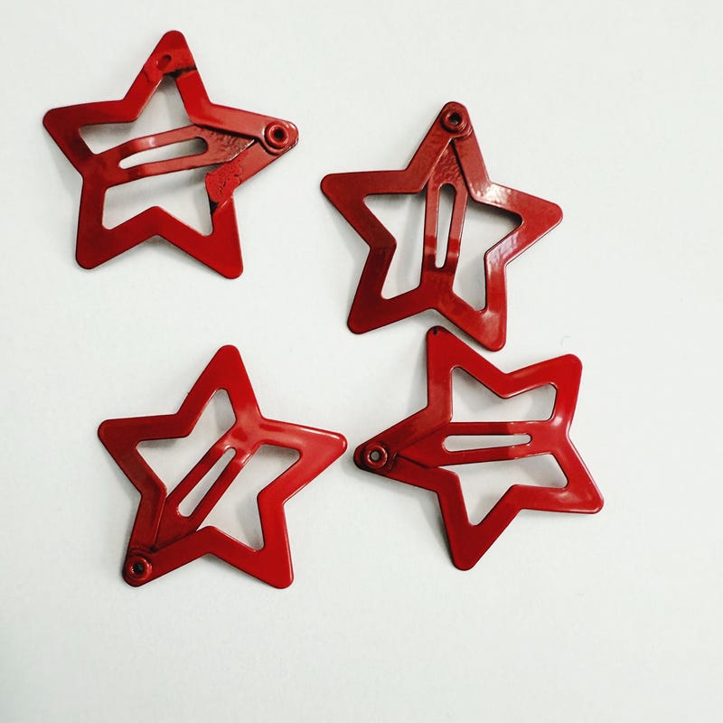 Star Hair Clips - Etsy