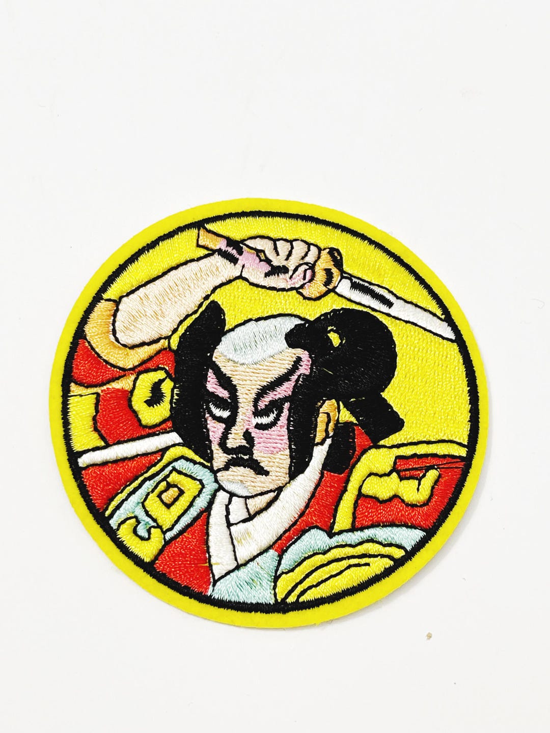 Samurai Warrior Patch Character Patch Iron on Novelty Patch Badge ...