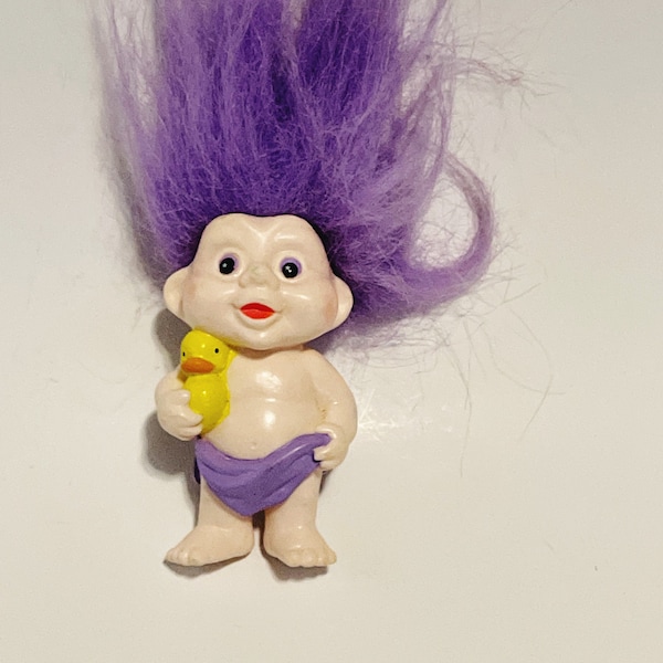 Purple Hair Troll - Etsy