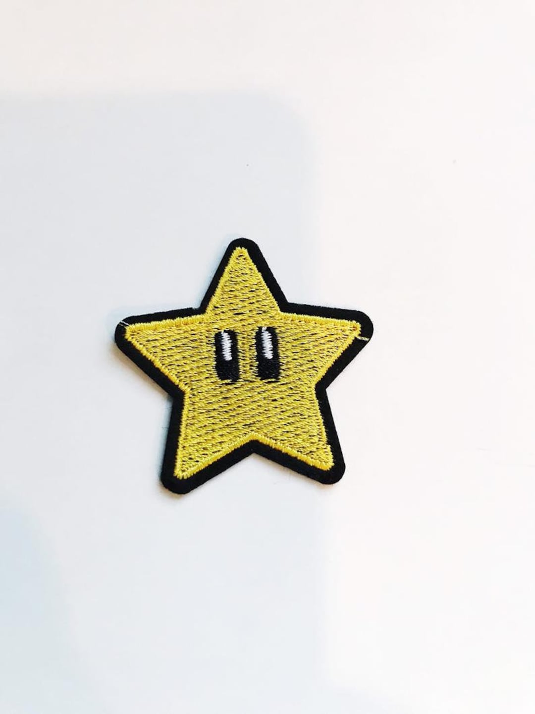 Super Mario Star Patch Super Star Super Mario Brothers Iron Patches ...