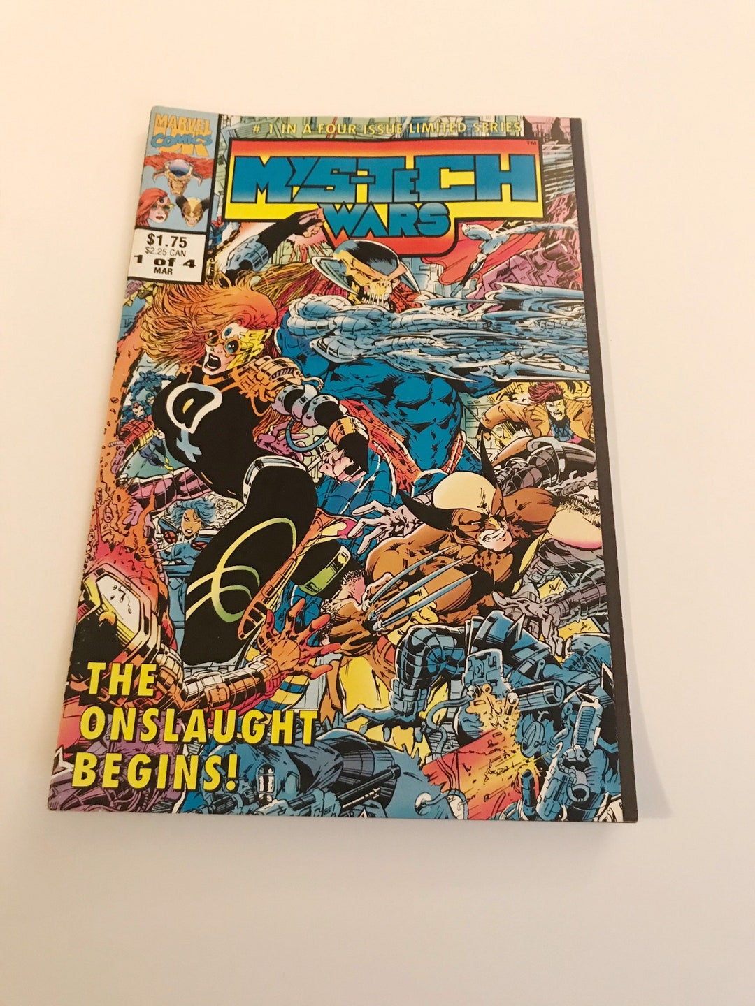 Vintage Mys tech Wars Comic Book DC Marvel Graphic Novels #1 Mars 1993 ...