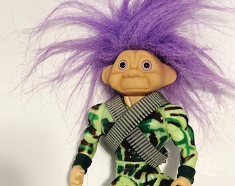 Purple Hair Troll - Etsy