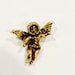 Vintage Angel Pin Angel Wings Elf Pin Pinback Button Mystical Creature ...