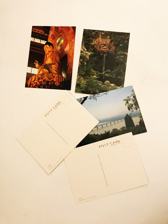 Vintage Travel Postcards Asia