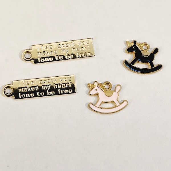 Word Charms - Etsy