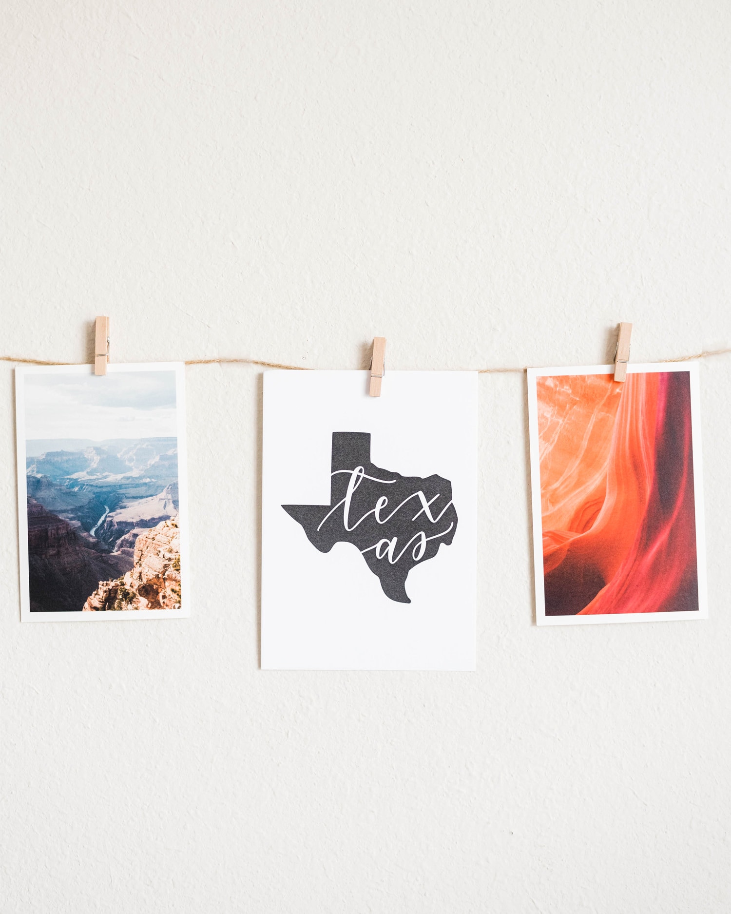 8x10 Texas Outline Art Print Hand Drawn Shape of Texas Art - Etsy