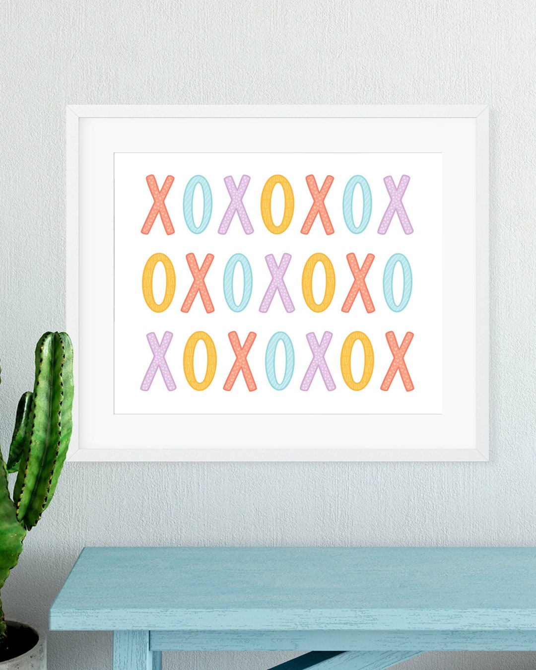 Cute XOXO Wall Art Print Hand Drawn Nursery Art Prints - Etsy