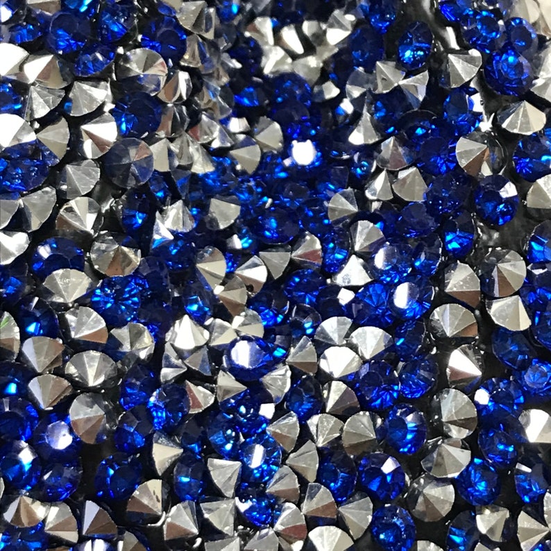 Royal Blue Glitter Suspender Bowtie Matching Set / Rhinestones Diamond ...