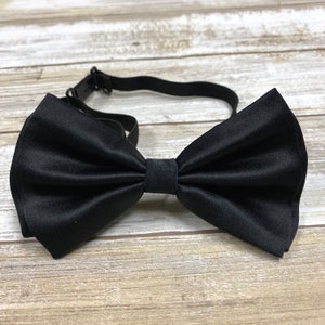 Adults Black Skinny Suspender Bowtie Matching Set / Wedding Shotoshoot ...