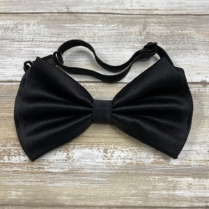 Adults/teen Black Suspender Bow-tie Matching Set / Wedding Photoshoot ...