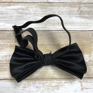 Adults Black Skinny Suspender Bowtie Matching Set / Wedding Shotoshoot ...