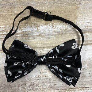 Black Music Note Bow-tie / Wedding Bow-tie / Adults Bow-tie/ Photo ...