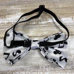 White Music Note Bow-tie / Wedding Bow-tie / Adults Bow-tie/ Photo ...