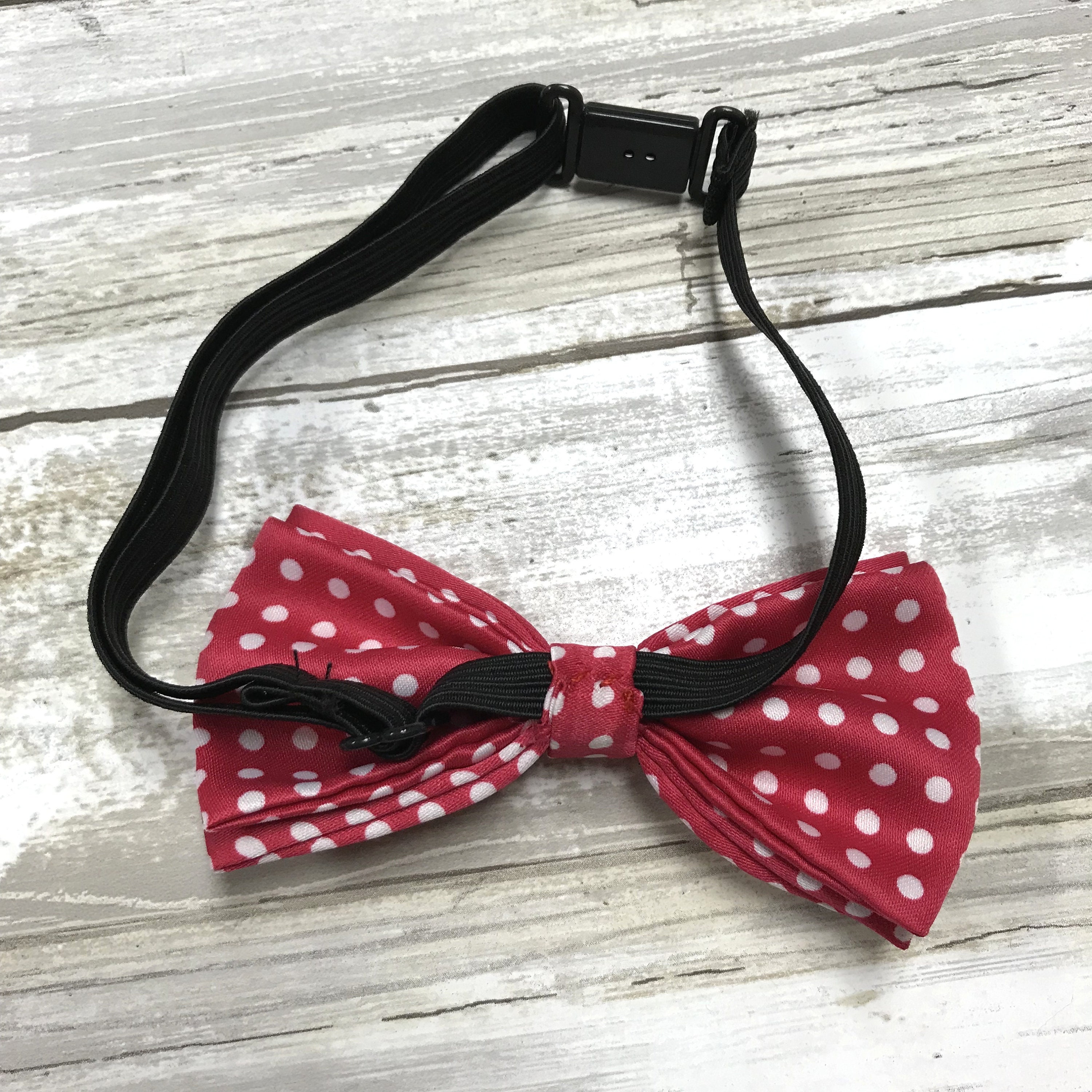 Kids Bow Tie Polka Dot Hot Pink | Pre-tied Bow | Boys Girls and Toddler ...