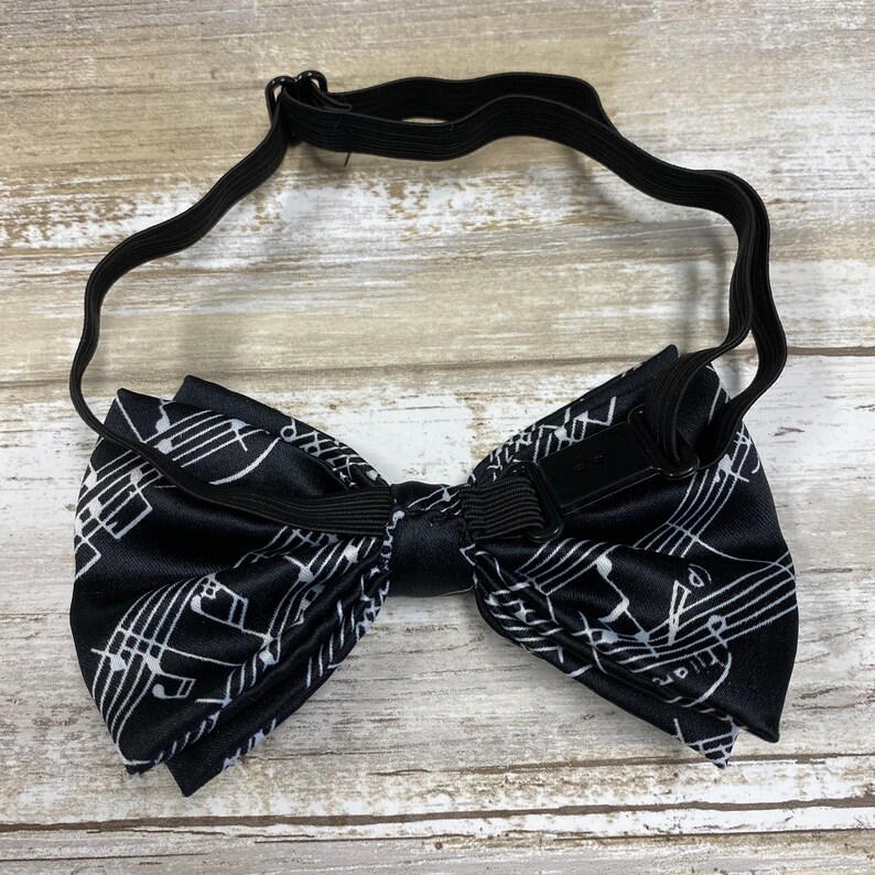 Black Music Note Line Bow-tie / Wedding Bow-tie / Adults Bow-tie/ Photo ...