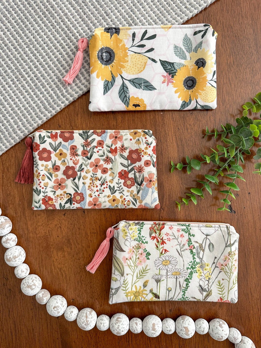 Small Zipper Pouch, Essentials Bag, Grab and Go Bag, Toiletry Bag With ...