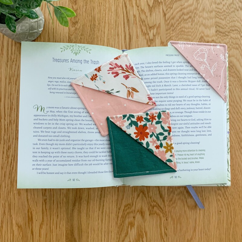 Fabric Bookmark - Etsy