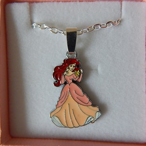 Necklace Disney Princess Silver Plated - Etsy
