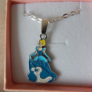 Necklace Disney Princess Silver Plated - Etsy