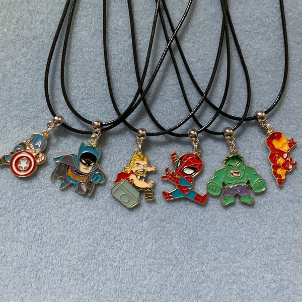 Superhero Necklace - Etsy