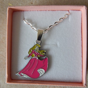 Necklace Disney Princess Silver Plated - Etsy