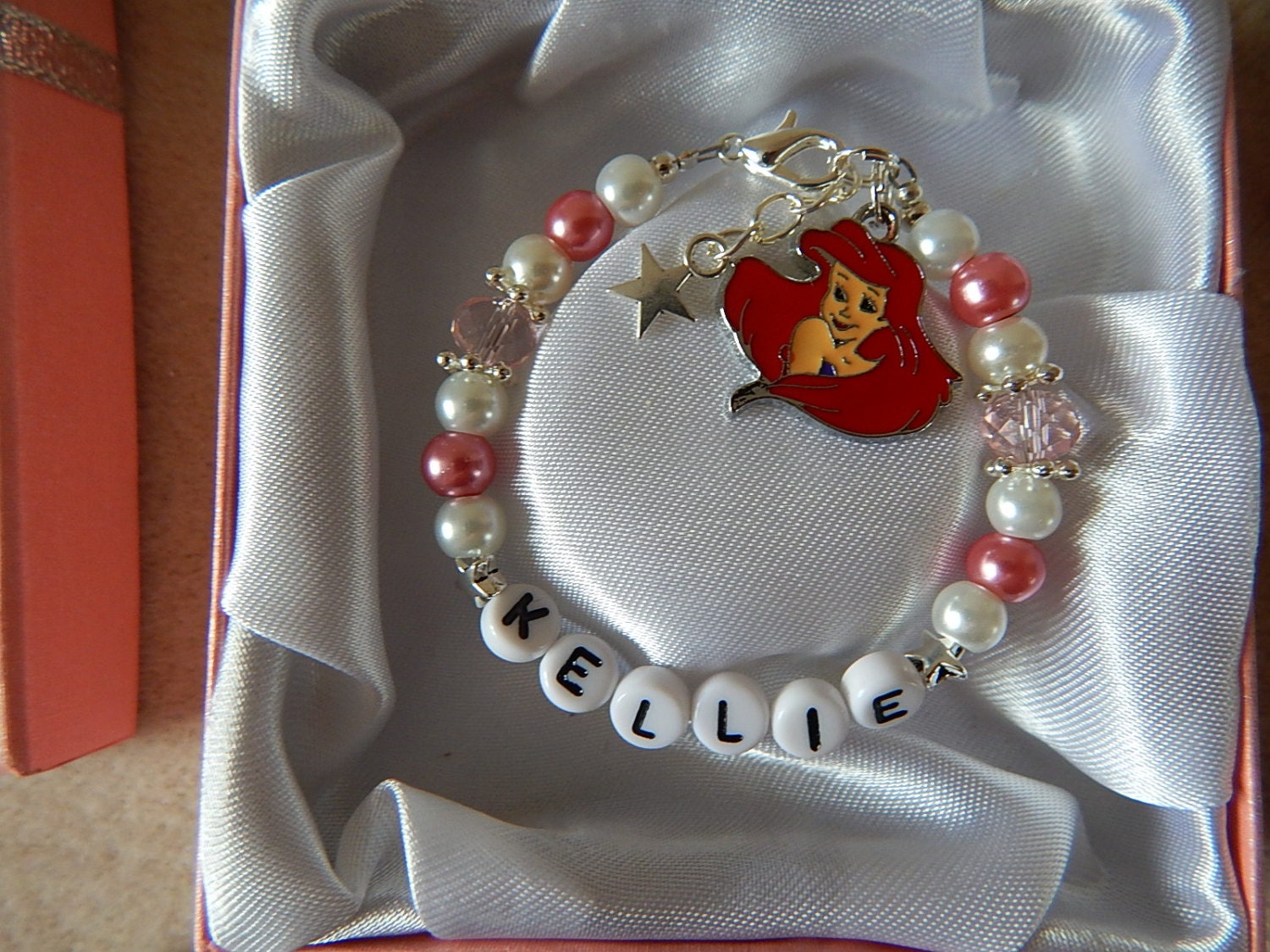 Personalised Bracelet Disney Princess Gift Boxed - Etsy