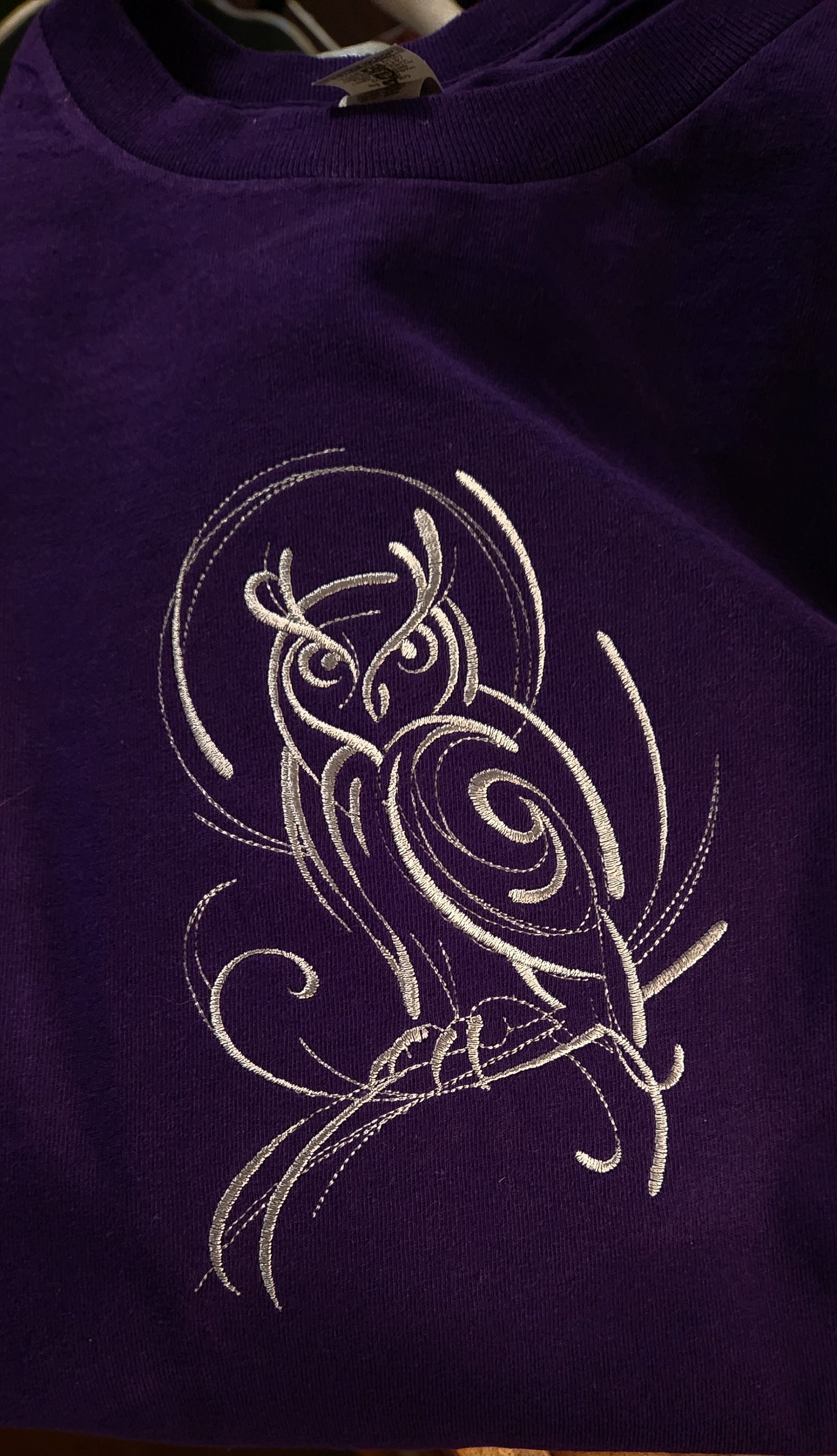 Owl Tee or Sweatshirt Choice Color Option Tattoo Ink Style Modern ...