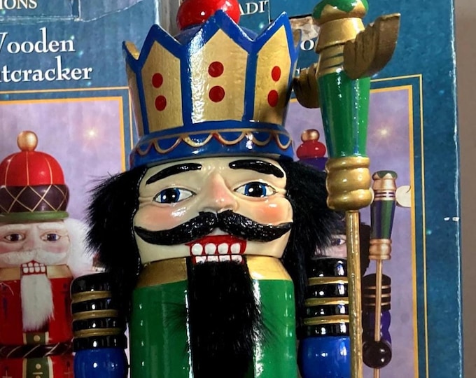 Jumbo 14" Christmas Nutcrackers "traditions" Vintage-style Wooden Hand ...