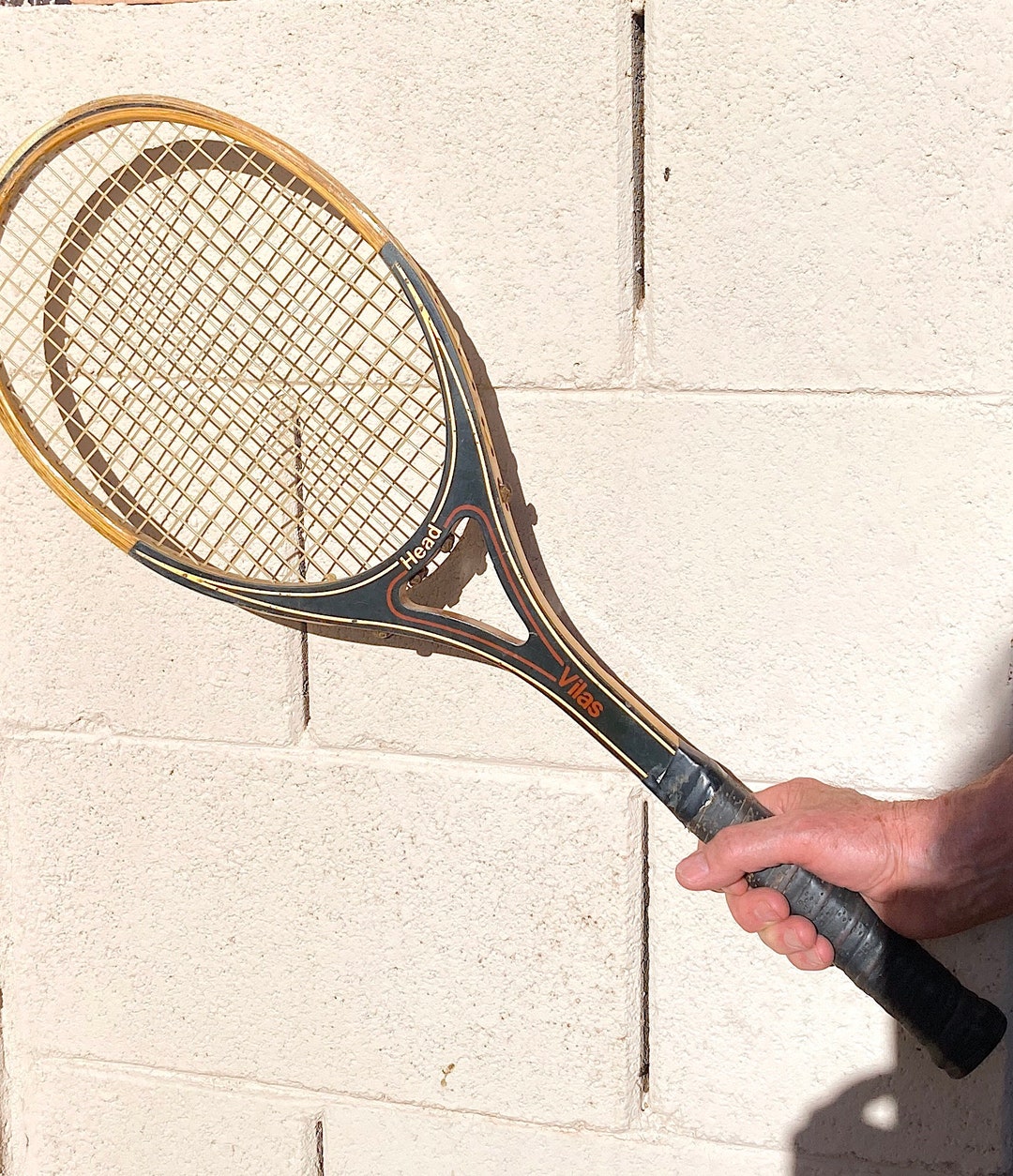 Vintage 70s Guillermo Vilas Tennis Racket Collectible Vintage Sporting ...
