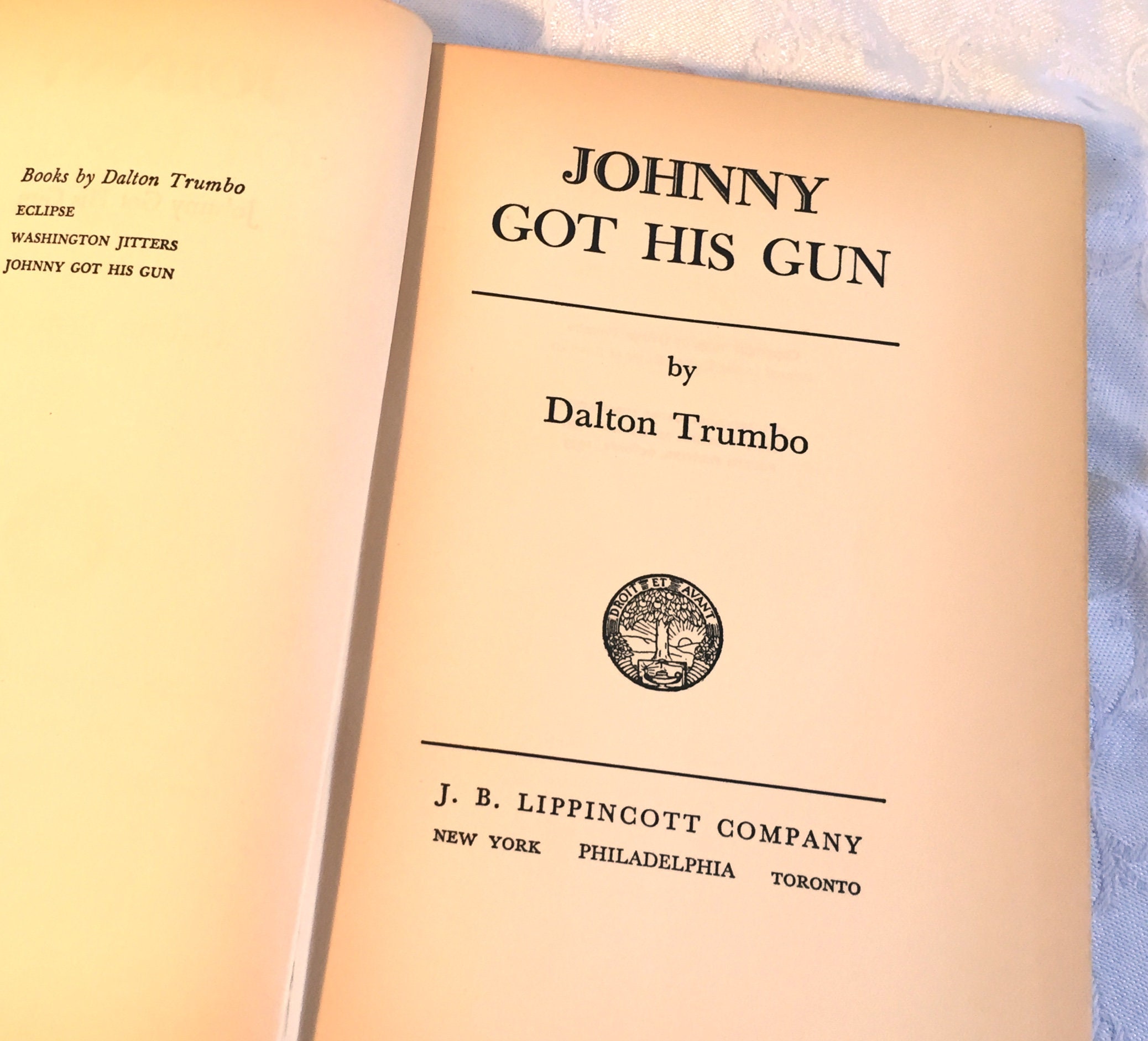 Johnny Got His Gun Book