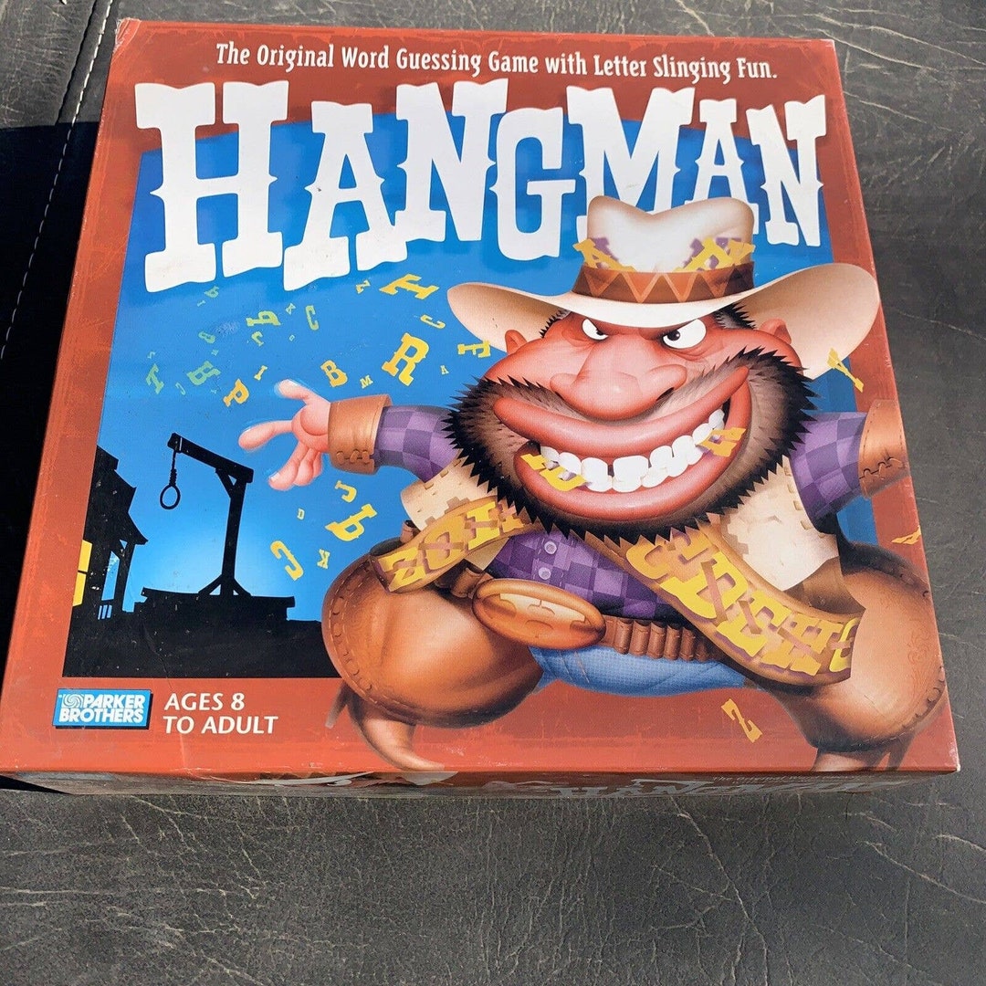 2003 Hangman Board Game Parker Brothers Word Guessing Game - Etsy