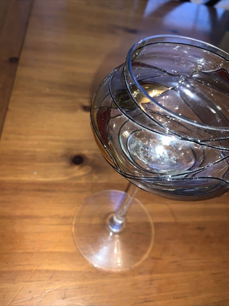 PARTYLITE Mosaic Calypso Goblet Stemmed Tealight Candle Holder Retired ...